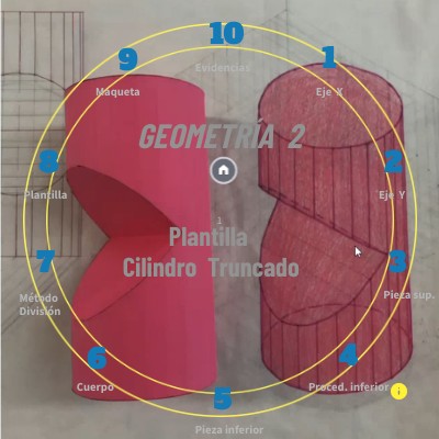 GEOMETRÍA 2: PLANTILLA CILINDRO TRUNCADO | Genially