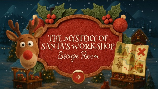 Escape Room: The Mystery of Santa’s Workshop | Genially