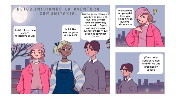 Reto2.Iniciando la aventura comunitaria. | Genially