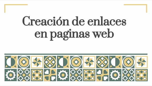 Creación de enlaces en paginas web | Genially