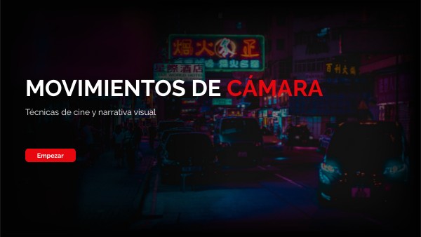 Movimientos de cámara | Genially