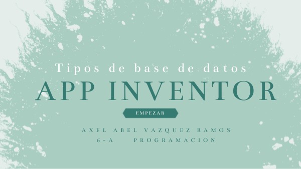 APP INVENTOR | Genially