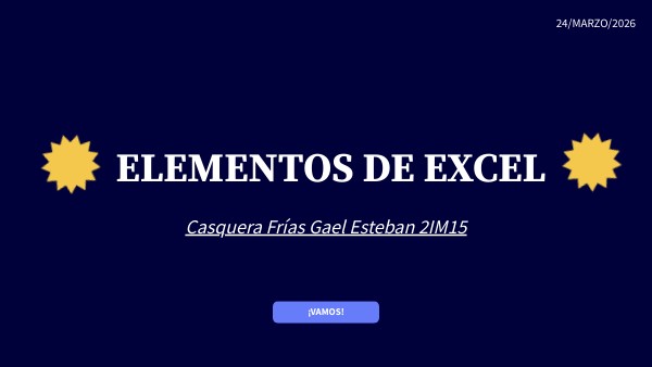ELEMENTOS DE EXCEL | Genially