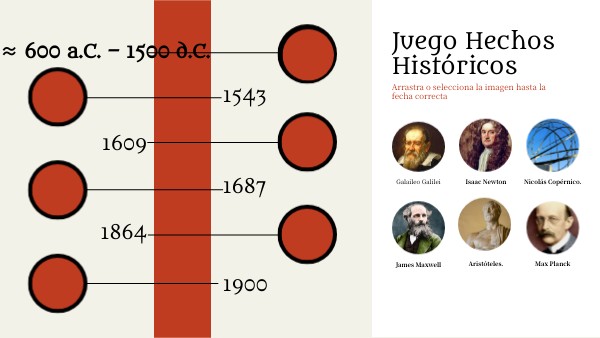 Juego Hechos Históricos | Genially
