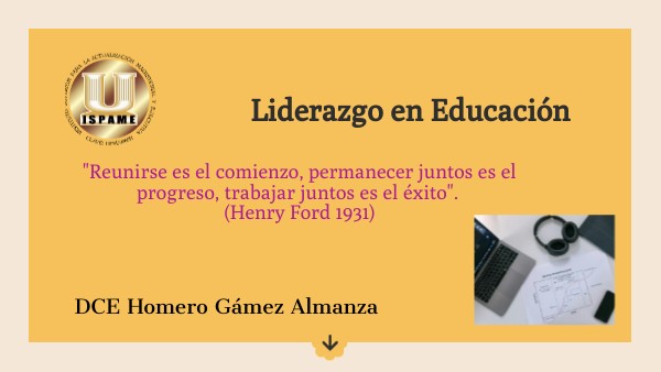 Liderazgo en Educación | Genially